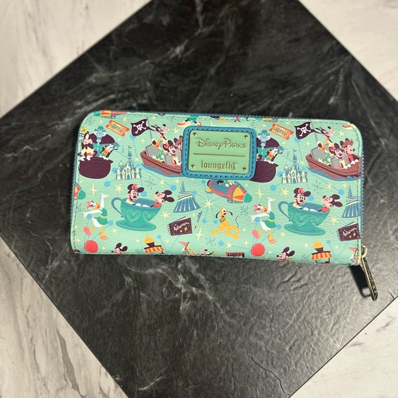 Loungefly | Bags | Loungefly Disney Fun In The Park Wallet | Poshmark